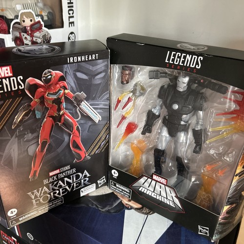 Marvel Legends Bundle - War Machine Deluxe And Iron Heart (new In Box ...
