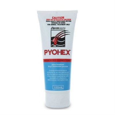 Dermcare Pyohex Medicated Conditioner for Dogs & Cats Antibacterial ...