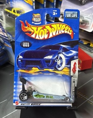 2003 Hot Wheels #65 Dragon Wagons 1/5 DRAGSTER Light Blue Black-Wing ...
