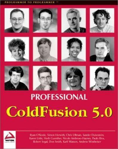 Professional Ser.: ColdFusion 5.0 by WROX Author Team (2001, Trade Paperback) for sale online | eBay