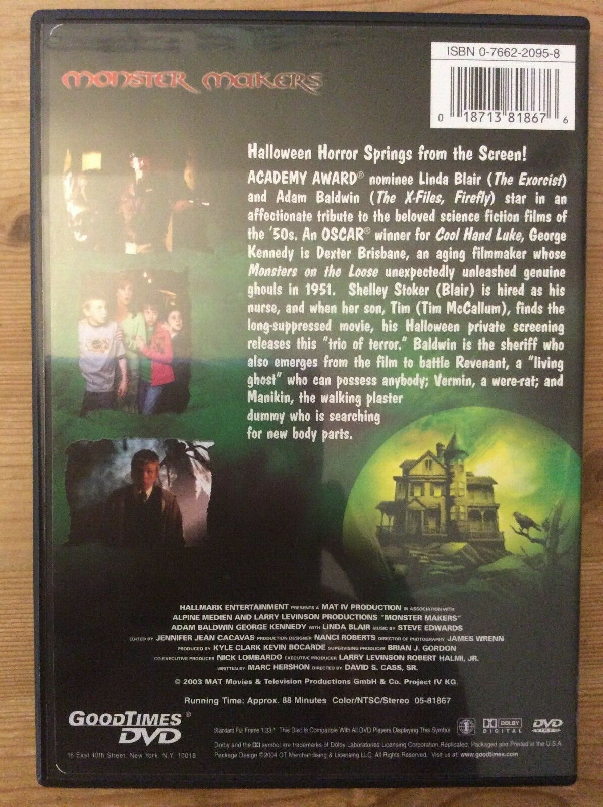 Monster Makers, 2003 Linda Blair, Adam Baldwin (DVD, Widescreen, GoodTimes) 18713818676 | eBay