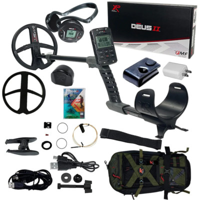 DEUS II Metal Detector with 9" FMF Search Coil, Remote, WS6 Headphones ...