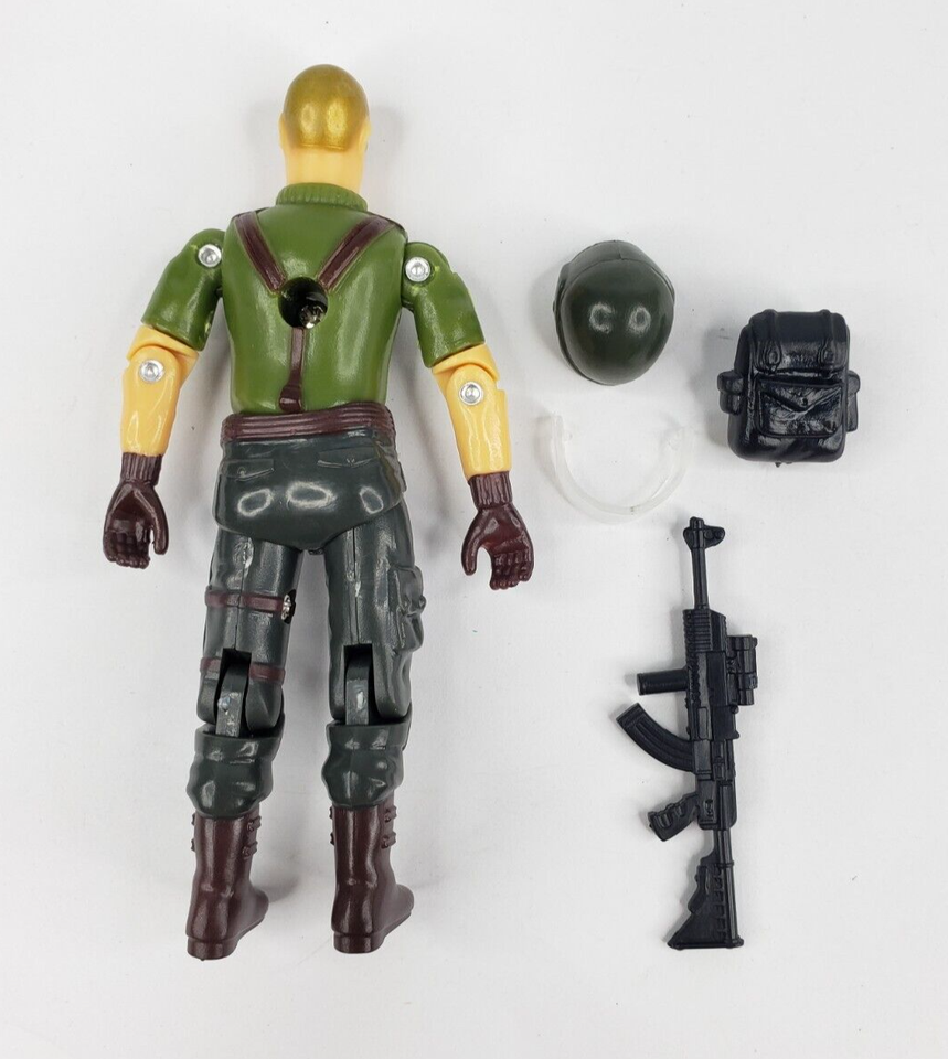 GI Joe Black Major Custom Action Soldier Army Task Force Helmet ...