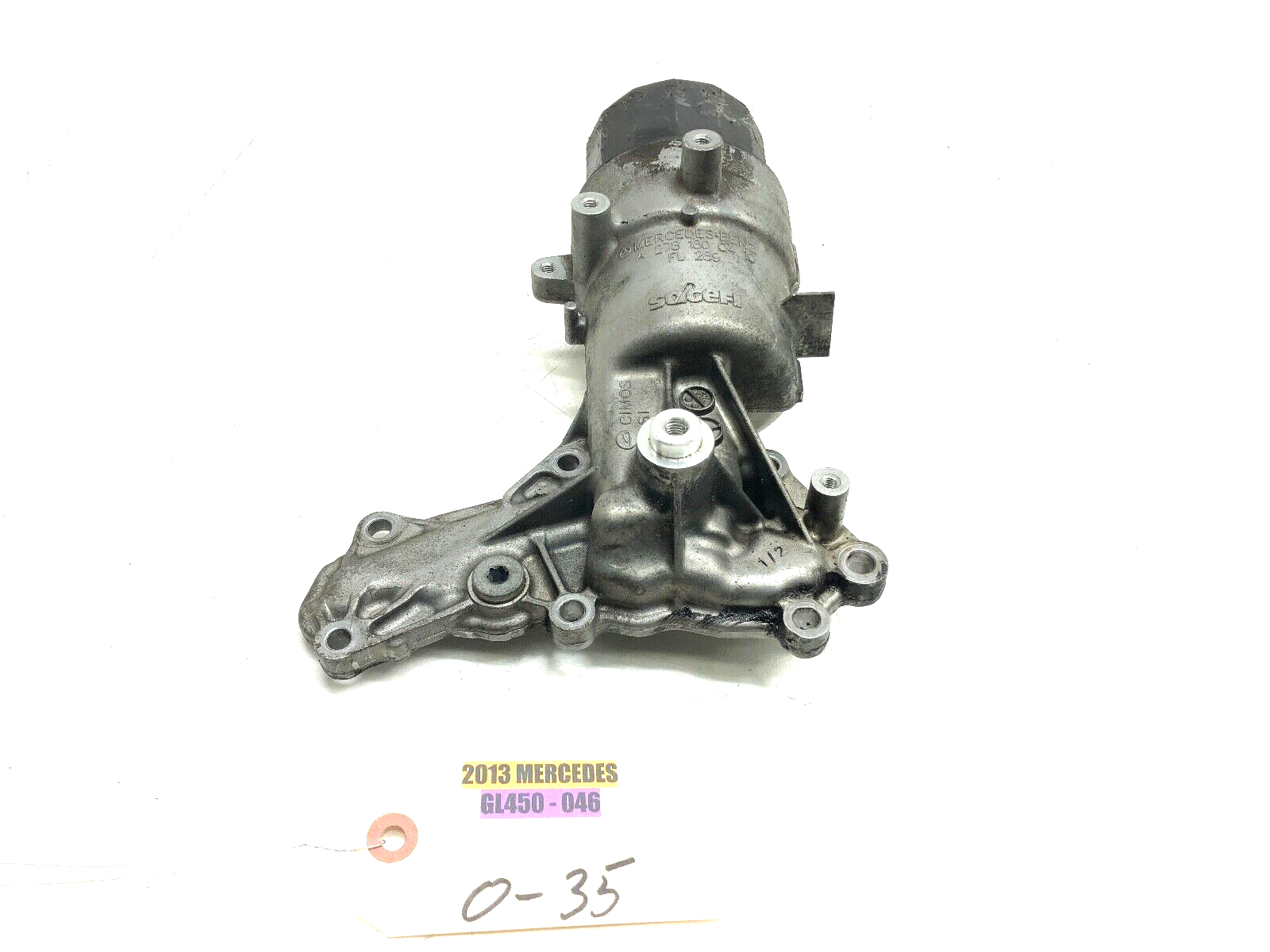 2013-2016 MERCEDES GL450 4.6L V8 OIL FILTER HOUSING OEM | eBay