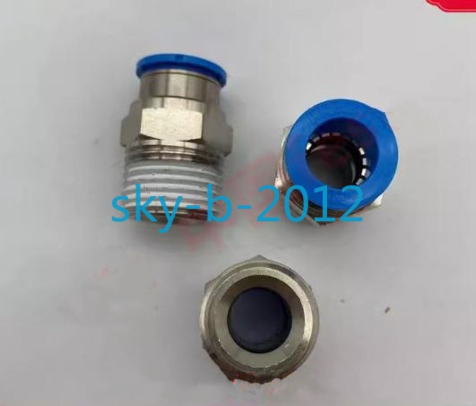 3 PCS NEW IN BOX Festo QS-1/2-12 153010 Pneumatic Cone Thread Joint | eBay