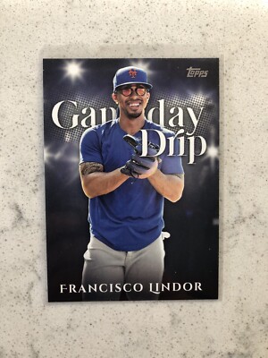 2025 Topps Series 1 Celebration Gameday Drip Francisco Lindor #GD-25 ...
