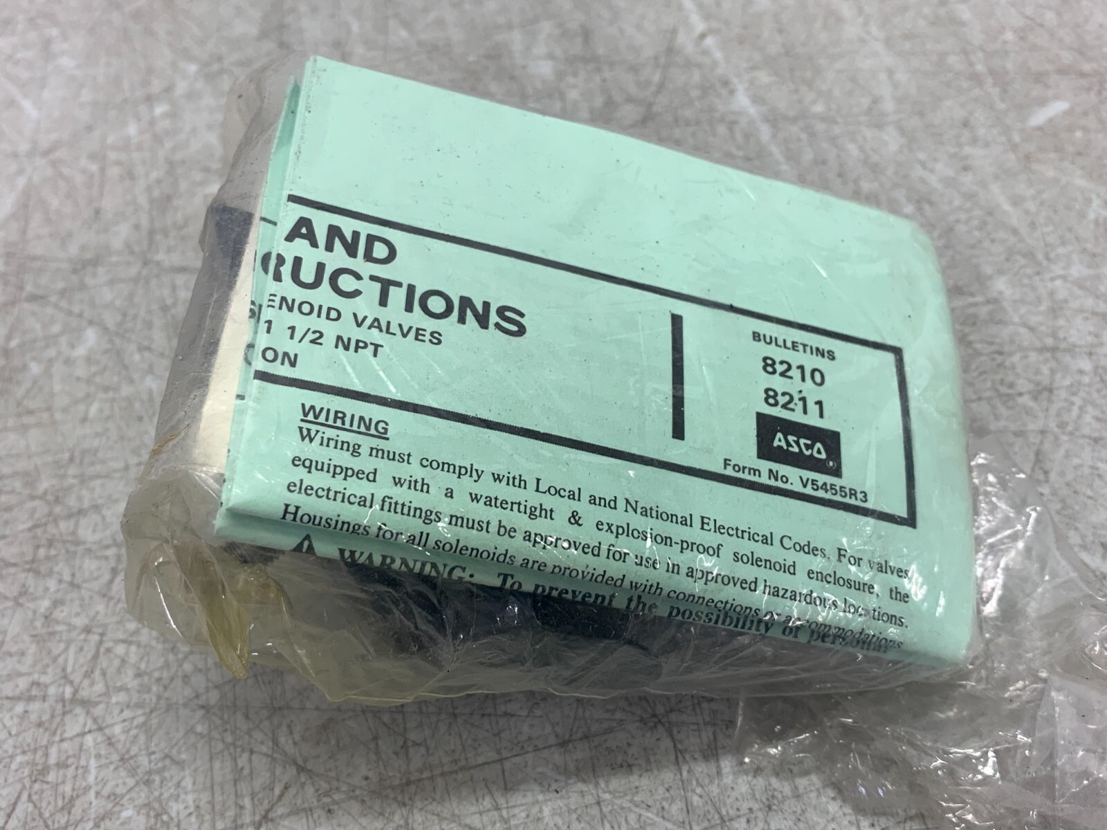 ASCO 302333 Solenoid Valve Rebuild Repair Kit for 8210D089 8211 | eBay