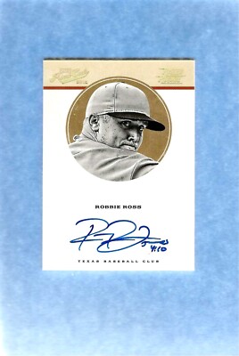 2012 Playoff Prime Cuts Gold Signatures /10 Robbie Ross Rookie Auto ...