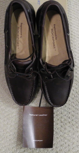 Rockport Womens Perth 2 Eyelet Shoes - Brown - 9.5 Med. New with Box | eBay