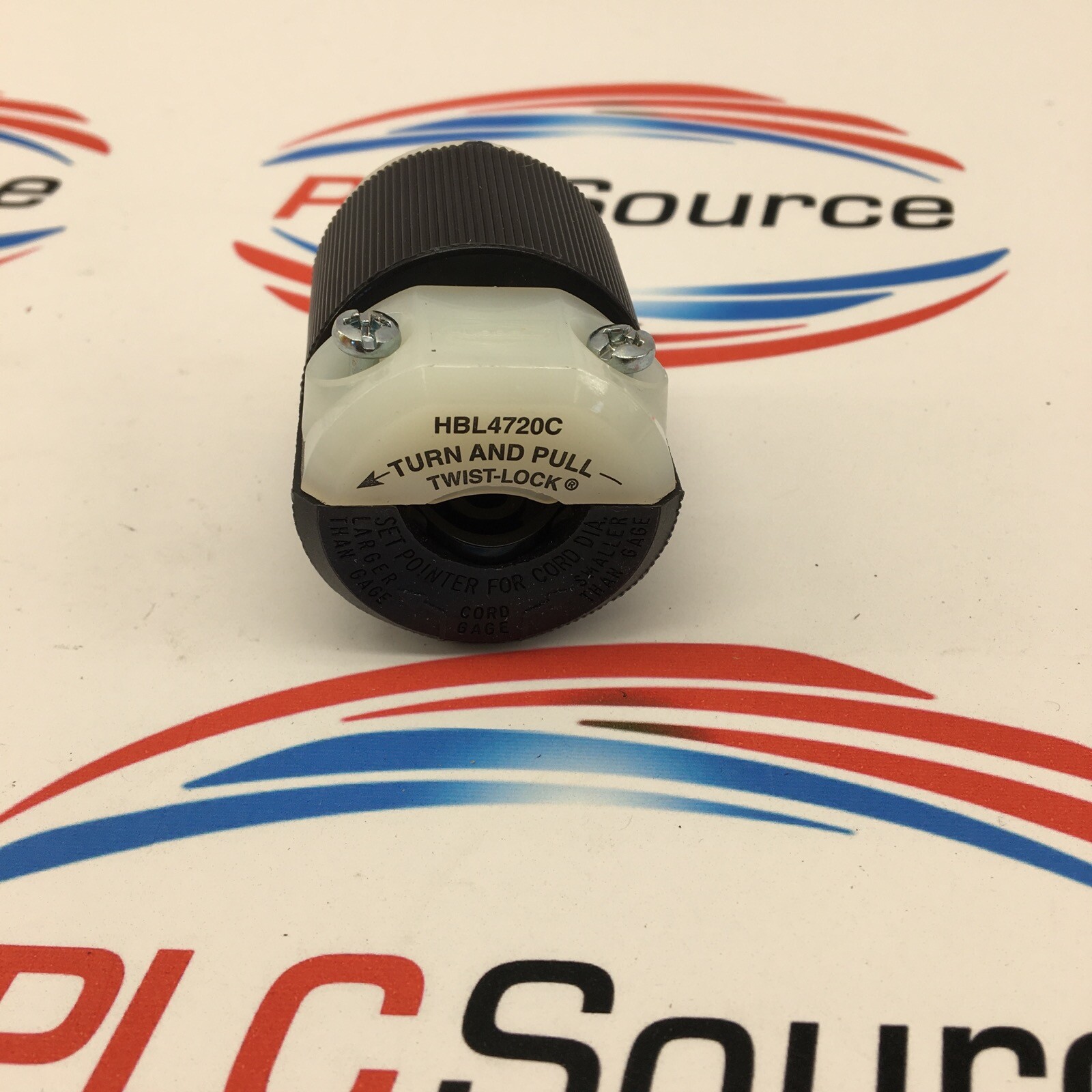 HUBBELL HBL4720C TWIST-LOCK PLUG 2POLE 3WIRE GROUNDING 15A 125V | eBay