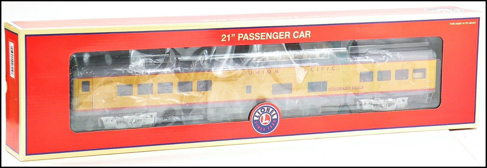 Lionel 2027260 O Union Pacific Excursion VistaVision Dome Car Colorado ...
