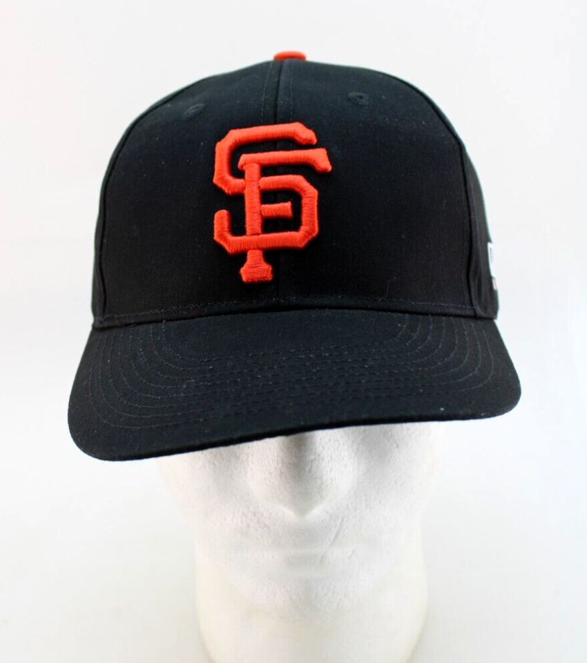 SAN FRANCISCO Giants Black Stitched SF Stitched Logo Canvas Team ...