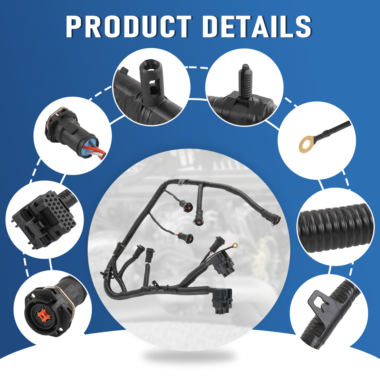 FICM Fuel Injector Wiring Harness For Ford Super Duty Powerstroke 6.0L ...