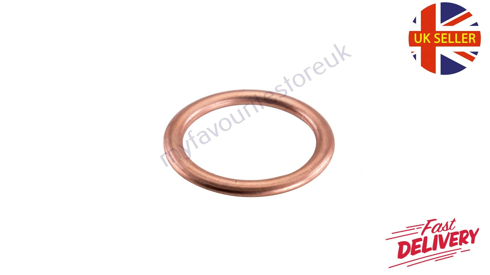 1 x M26 Copper Compression Washer - Metric Hollow Crush Washers Sump ...