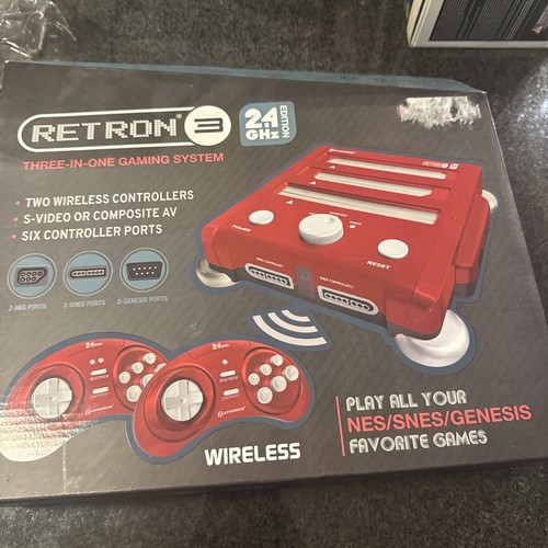 Hyperkin Retron 3 Gaming Console 2.4 GHz Edition Nes SNES/ Genesis ...