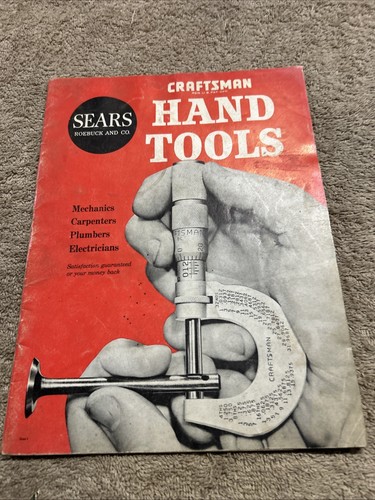 Vintage 1960 Sears and Roebuck Craftsman Hand Tool Catalog | eBay
