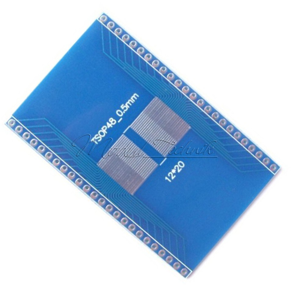 TSOP48 to DIP48 0.5mm Interposer Board PCB Board Adapter Plate- | eBay