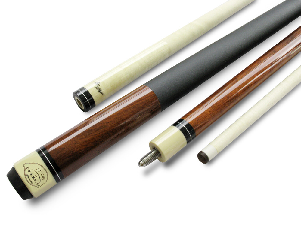Champion ST14 Brown Pool Cue Stick-16oz-19oz, ChampionGlove,Two Black ...