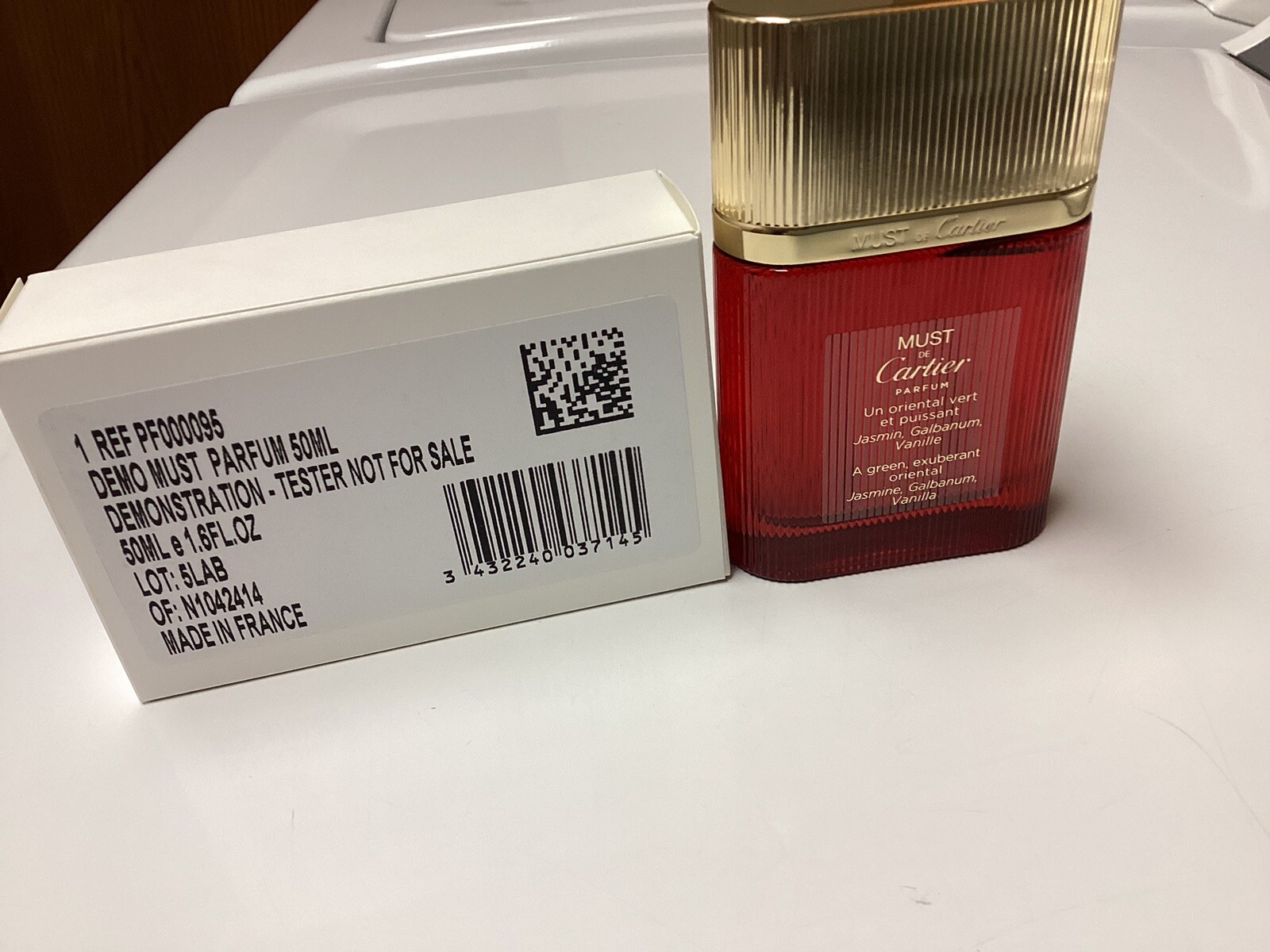 Cartier Must Perfume Women 1.6oz. Tester | eBay