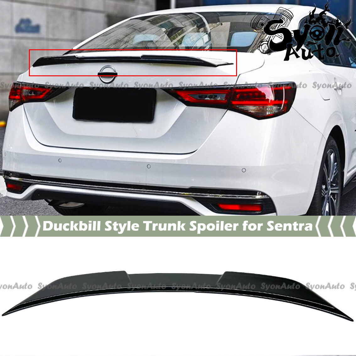 2022 Sentra Duckbill Spoiler Glossy Black Rear Spoiler For 2020-2025 ...