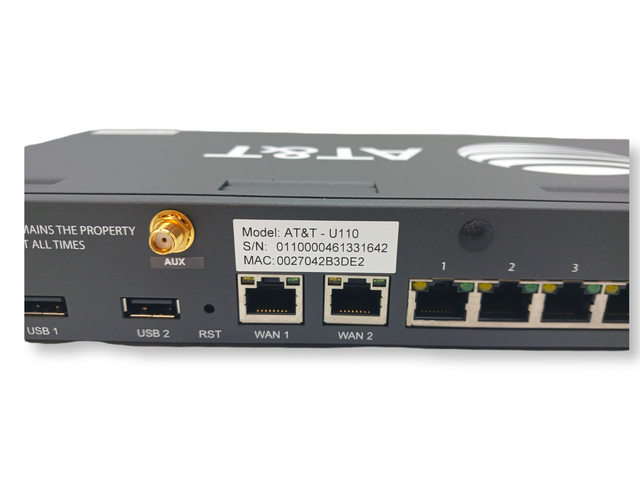 AT&T Accelerate Concepts 8th Gen VPN Gateway Model U110 for sale online ...