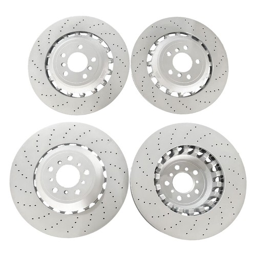 For BMW F06 F10 F12 M5 M6 Front & Rear Vented & Drilled Disc Brake ...