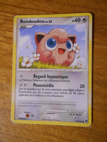Carte Pokémon Rondoudou 60 PV 72/106 (Duels Au Sommet) | eBay