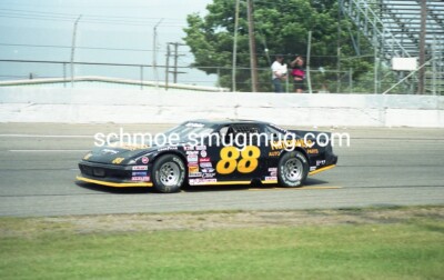 VINTAGE RACING PHOTO 8X10 #2674-13; MIKE EDDY, 1991 BERLIN RACEWAY, ASA ...