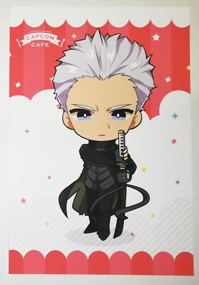 Devil May Cry Vergil Dmc5 Postcard Privilege Capcom Cafe Bullets | eBay