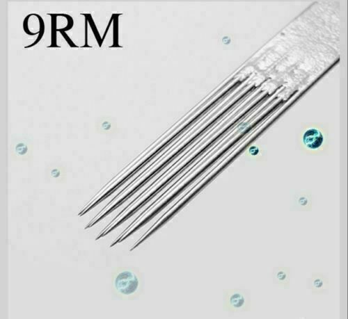 5/100Pcs Tattoo Needles Disposable Liner Needles Sterilized Round Flat ...