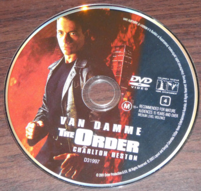 DVD. The Order. 2001. Jean Claude Van Damme | eBay Australia