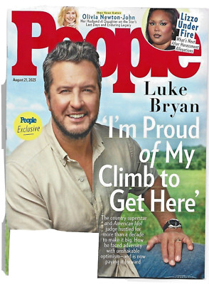 People Aug 21 2023 LUKE BRYAN Cover LIZZO Exclusive New With Label free ...