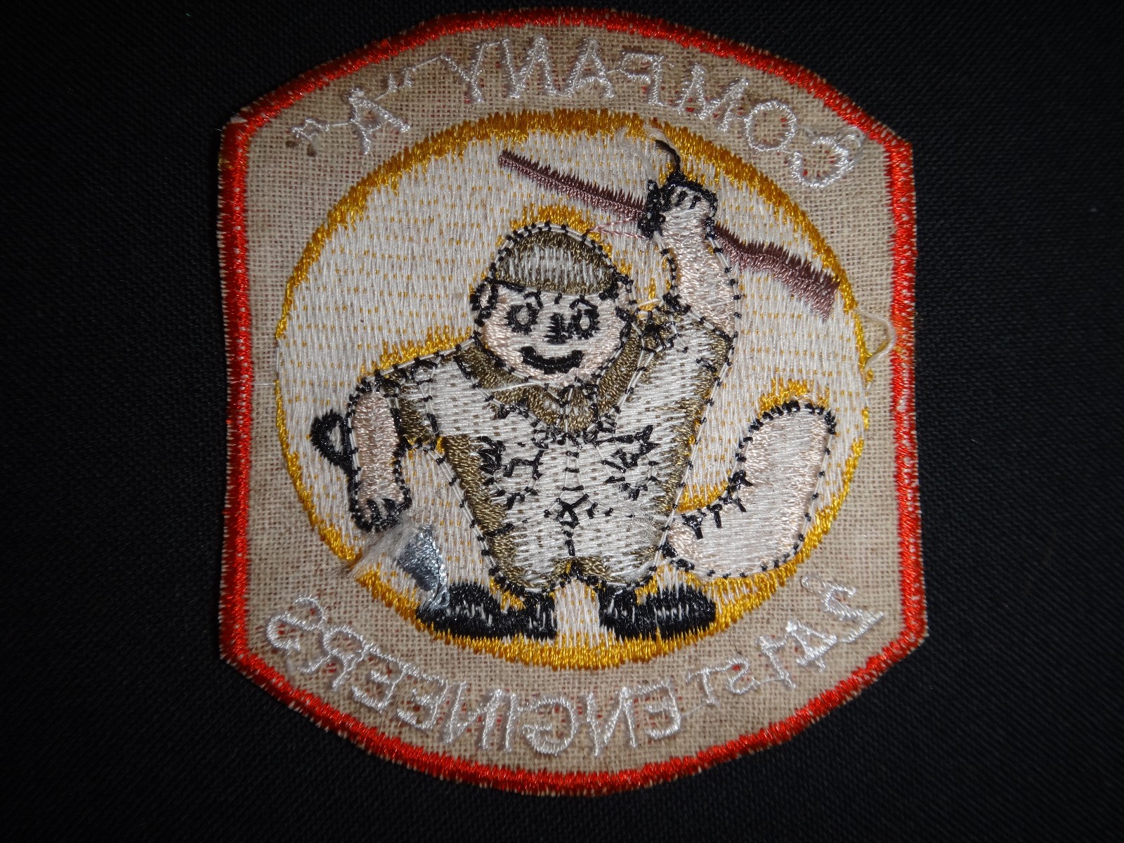 US Army Company A 241st Engineer Combat Battalion Vietnam War Patch ...