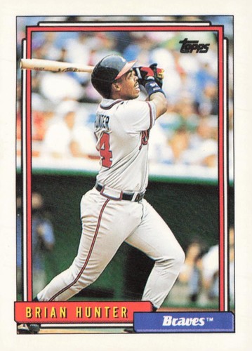 1992 Topps #611 Brian Hunter | eBay