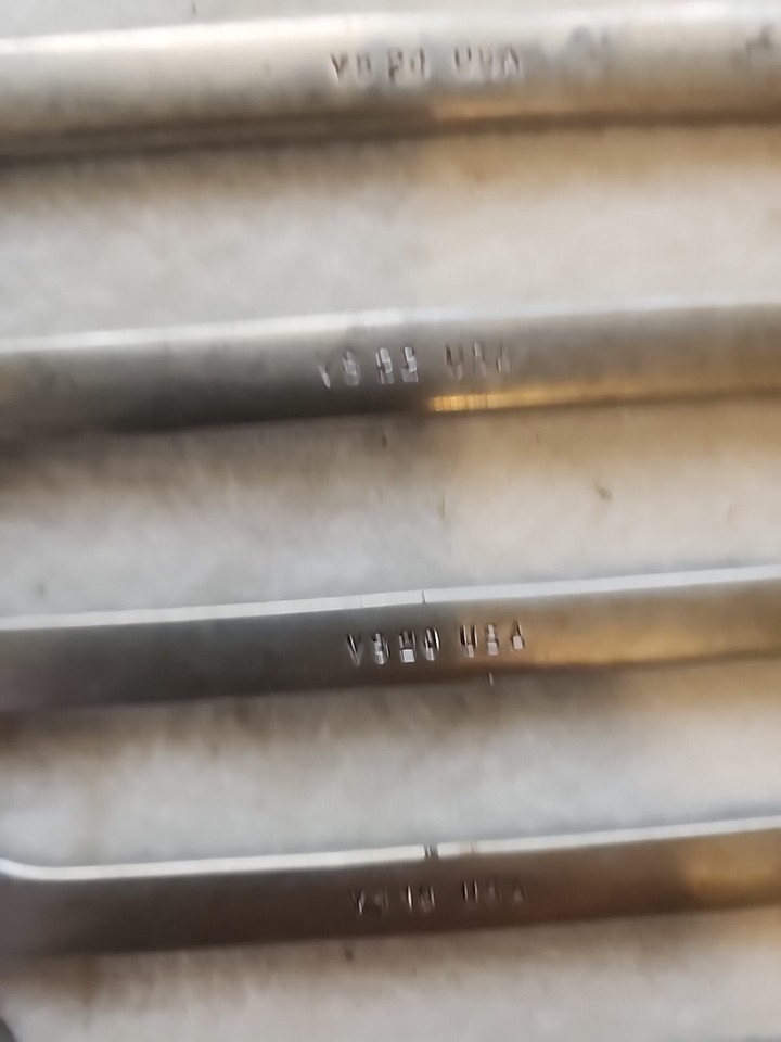 Snap-on LARGE SAE Four Way Angle Open End Wrench Set 3/8"-1-1/2" VS ...