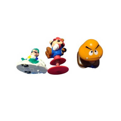 Lot of 3 Vintage 1989 Nintendo Toys Mario Luigi and Goomba | eBay