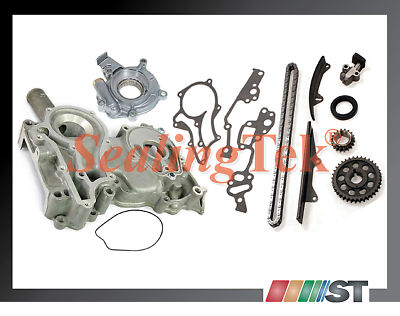 Fit 1978-82 Toyota 20R 22R Engine Timing Chain Gear Kit w/ Cover & Oil ...