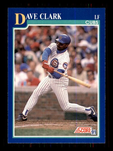 1991 Baseball Score Dave Clark Chicago Cubs #542 | eBay