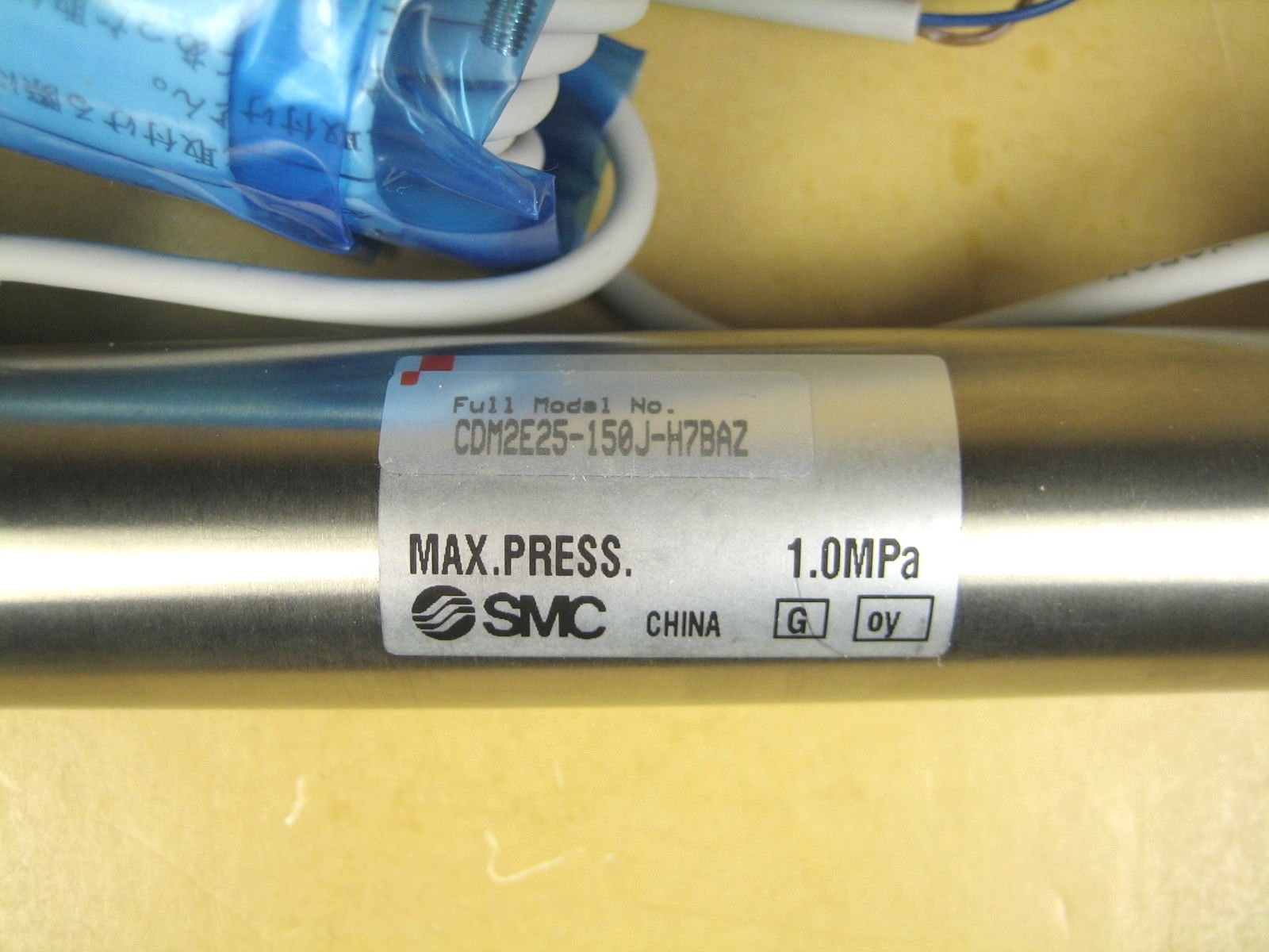 SMC Air Cylinder CDM2E25-150J-H7BAZ w/ 2 D-H7BA Sensors NEW | eBay