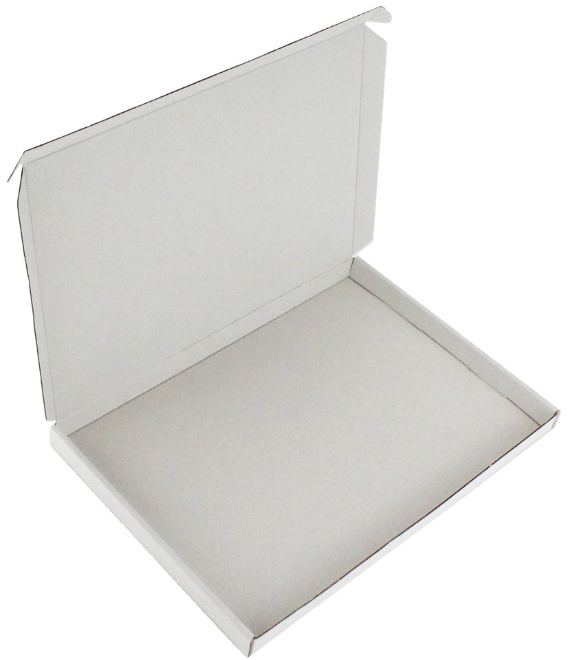 WHITE C4 A4 SIZE BOX LARGE LETTER STRONG CARDBOARD SHIPPING MAILING ...