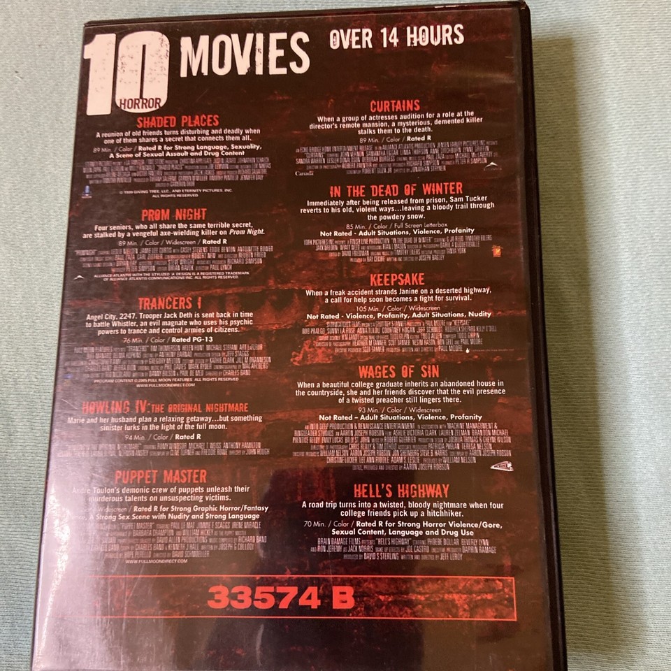 20 Horror Movies Dvd Suspense Gore Slasher Collection 2012 To 2013 ...