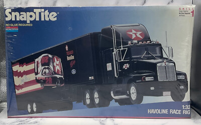 1992 Monogram Snaptite 1091 Havoline Race Rig 1:32 Model Kit ~ SDB ...