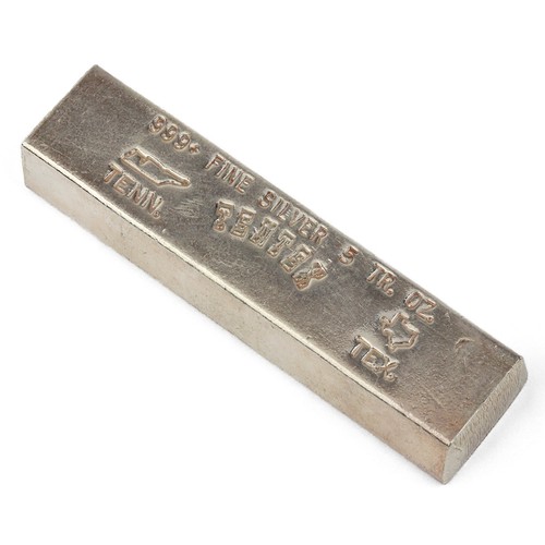 Vintage 1980s Tentex Tenn. & Tex. 5 oz .999 Fine Silver Extruded Kit ...