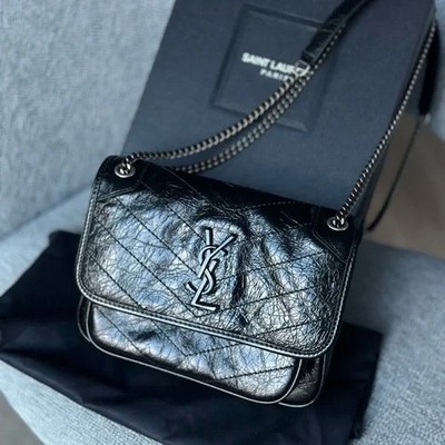 SAINT LAURENT YSL Niki Vintage Small Crossbody Bag | eBay