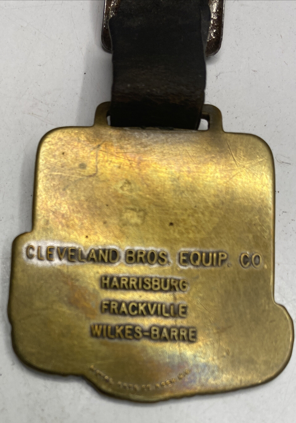 early CATERPILLAR vintage Watch Fob CLEVELAND BROS. Harrisburg ...