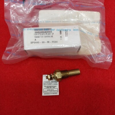 STEWART-WARNER TRANSMITTER TEMPERATURE, TEMP SENDERS MFR/PN. 362V-GP | eBay