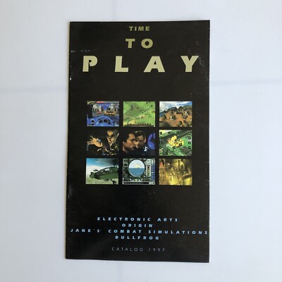 1997 Vintage Video Game Catalog Electronic Arts PC Entertainment ...