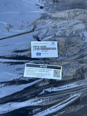 2022-2024 Hyundai Tucson Floor Mats Black Factory Front And Back CWF14 ...