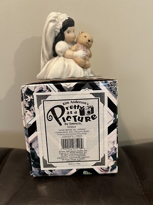 Pretty as a Picture “Love bears All Things” Communion Girl Holding Bear ...