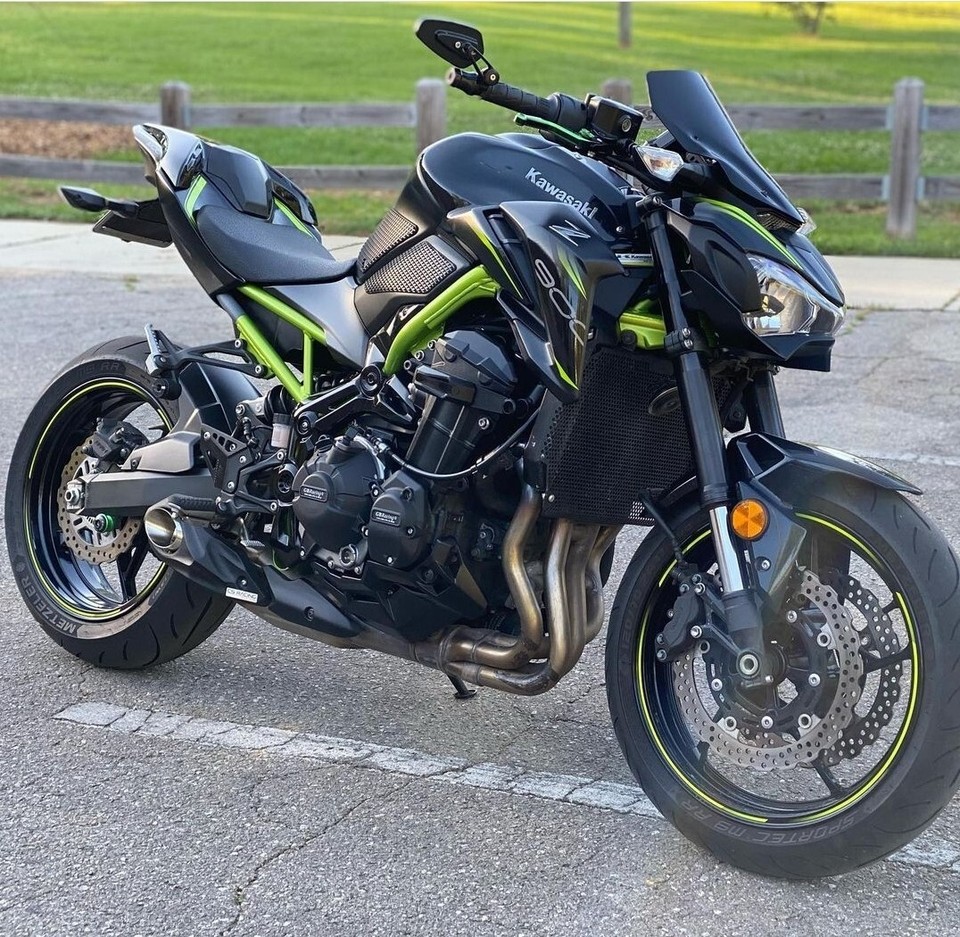 2017-2023 Kawasaki Z900 Slip-On Muffler Exhaust dB Killer CS Racing ...